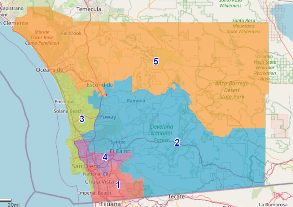 San Diego County District Map District 76 Details | California State